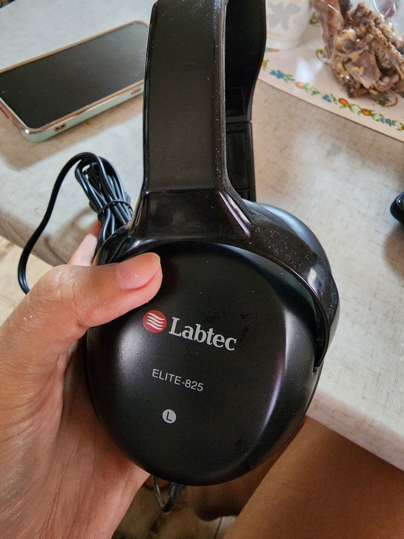Wired headphones labtec elite-825 headphone wired headphone, Audio ...