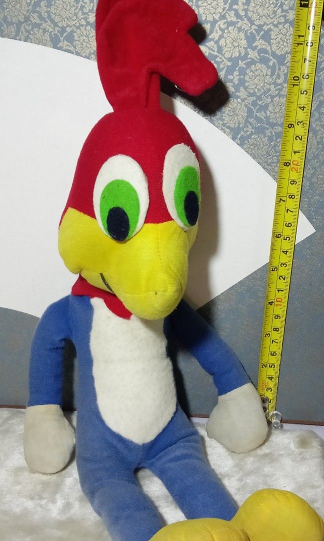 WOODY WOODPECKER Classic Rag doll type 18 inches - Preloved, Hobbies ...