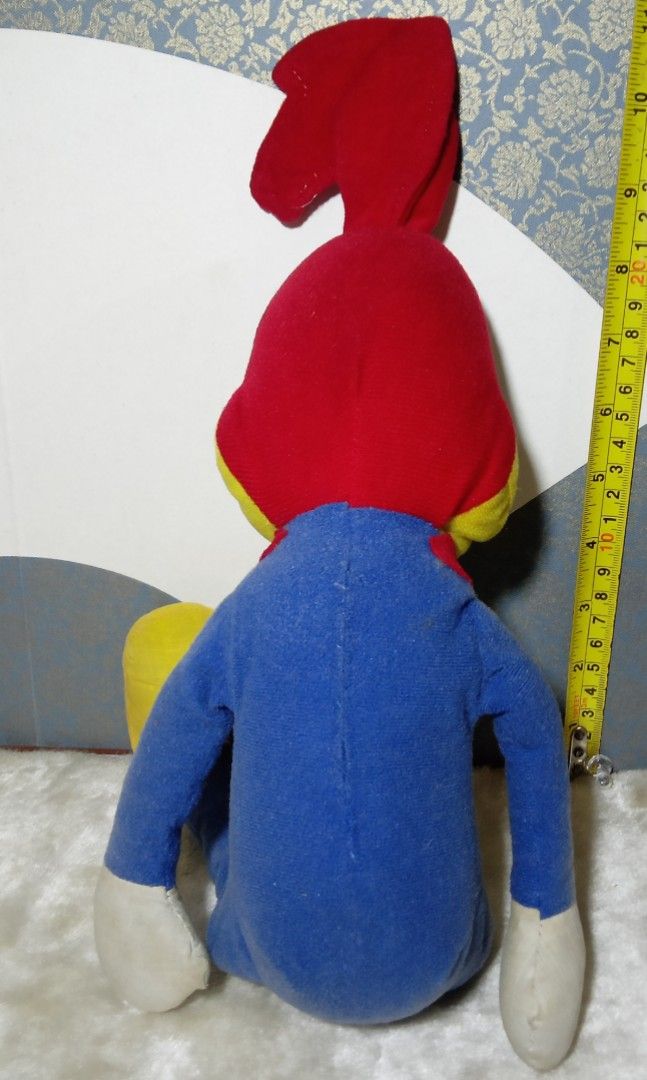 WOODY WOODPECKER Classic Rag doll type 18 inches - Preloved, Hobbies ...