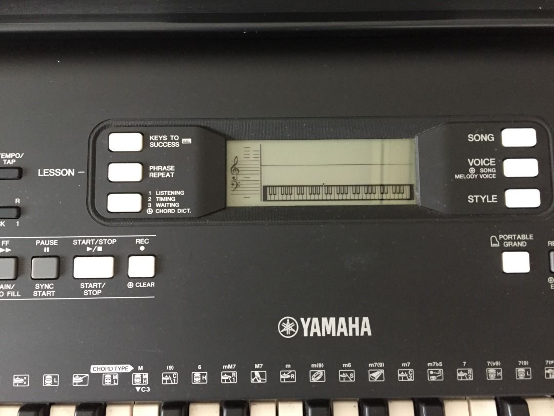 Yamaha PSR 363 Digital Keyboard, Hobbies & Toys, Music & Media, Musical ...