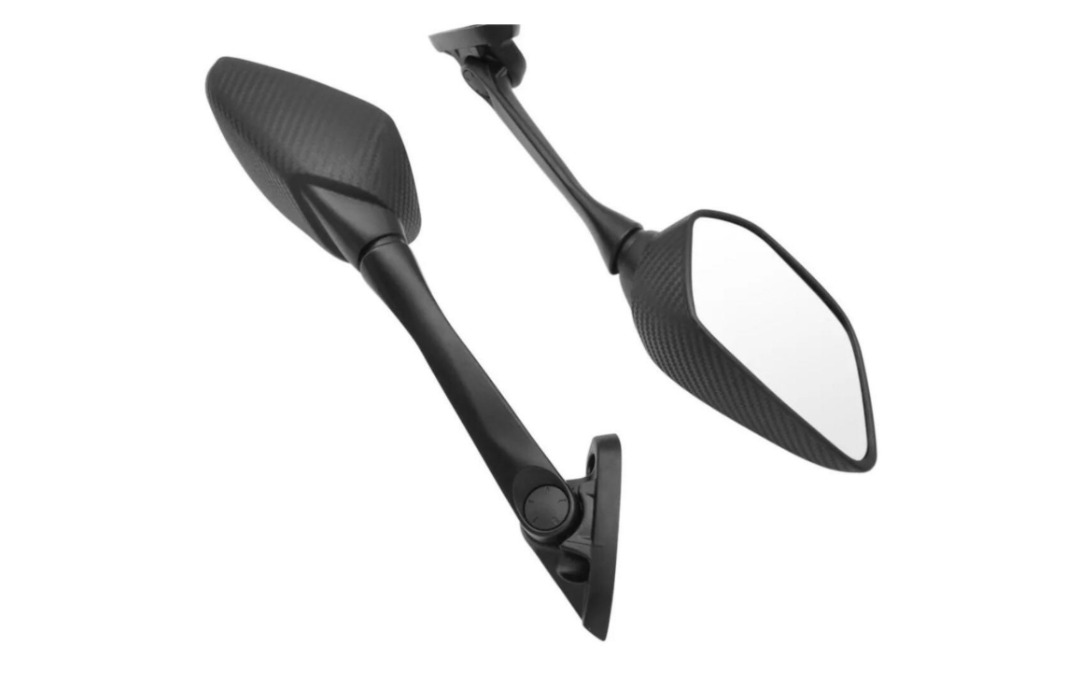Yamaha R15/R3/R25 OEM Carbon Design Side View Mirrors, Motorcycles ...