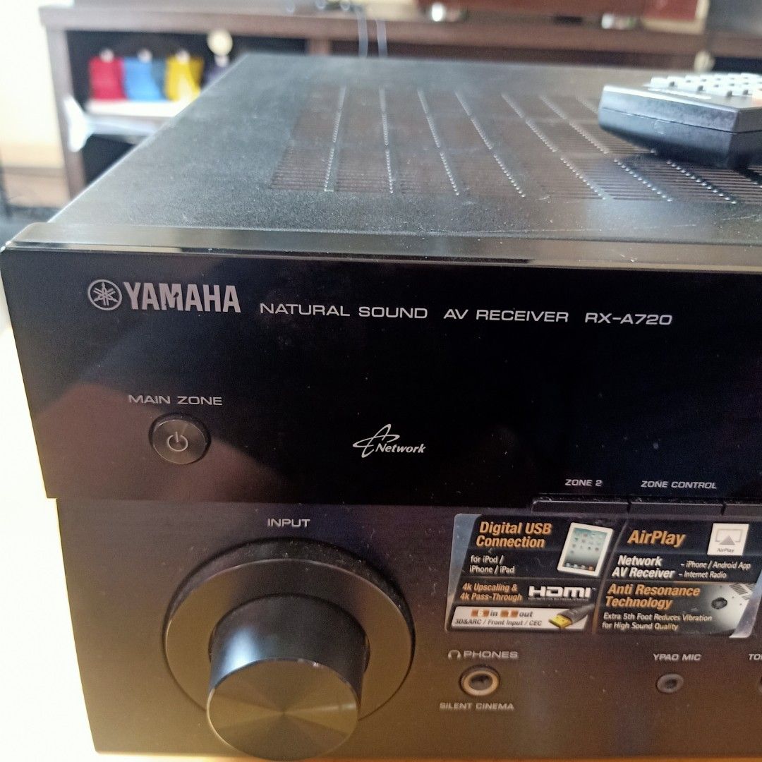YAMAHA RX-A720 AV RECIEVER, Audio, Soundbars, Speakers & Amplifiers on ...