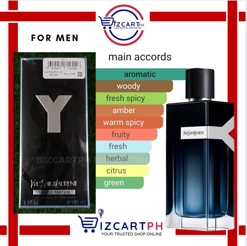 YSL Y Eau de Parfum 100ml, Beauty & Personal Care, Fragrance ...