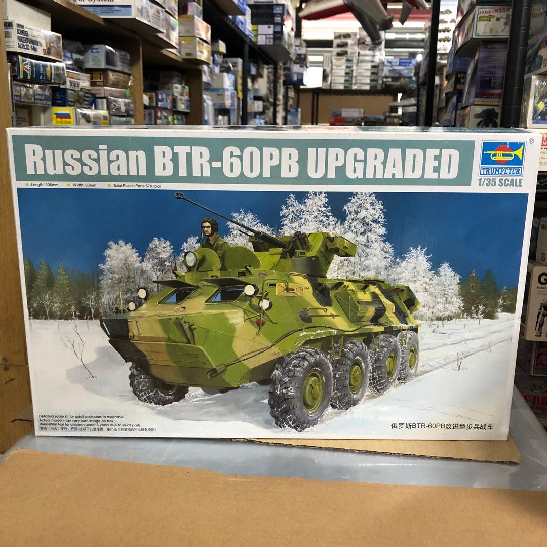 1/35 Trumpeter Russian BTR-60PB Upgraded Model Kit, Hobbies & Toys ...