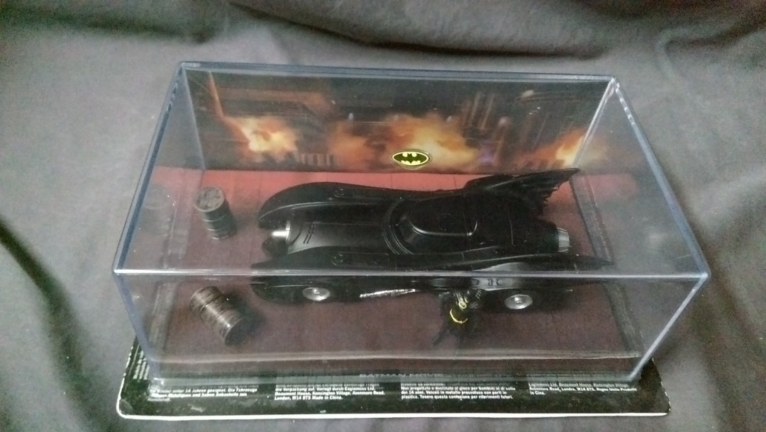 BATMAN 1989 movie Batmobile Diecast car with Figure diorama 1:43 ...