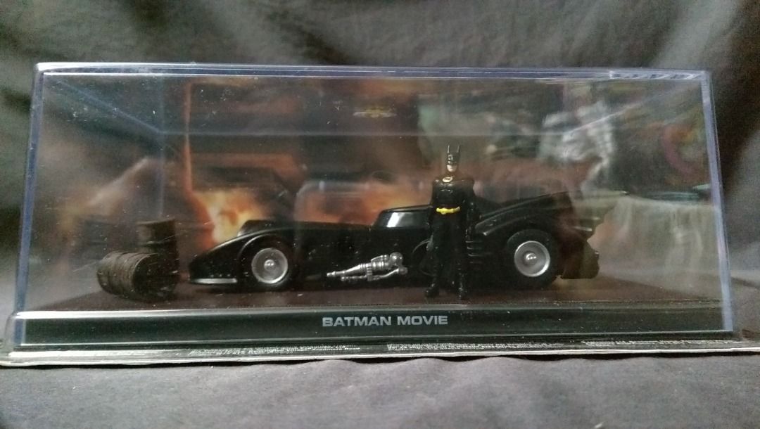 BATMAN 1989 movie Batmobile Diecast car with Figure diorama 1:43 ...