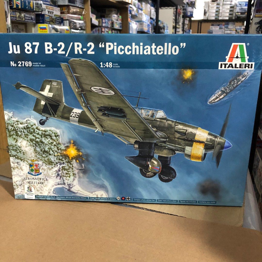 1/48 Italeri Ju 87 B-2/R-2 Picchiatello Model Kit, Hobbies & Toys, Toys ...