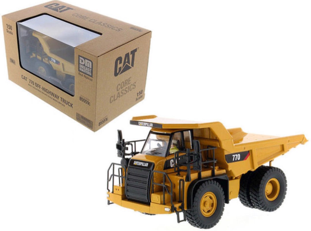 1/50 DM Caterpillar Cat 777D Off-Highway Truck Diecast Model #85104, 興趣及遊戲, 玩具 & 遊戲類 - Carousell
