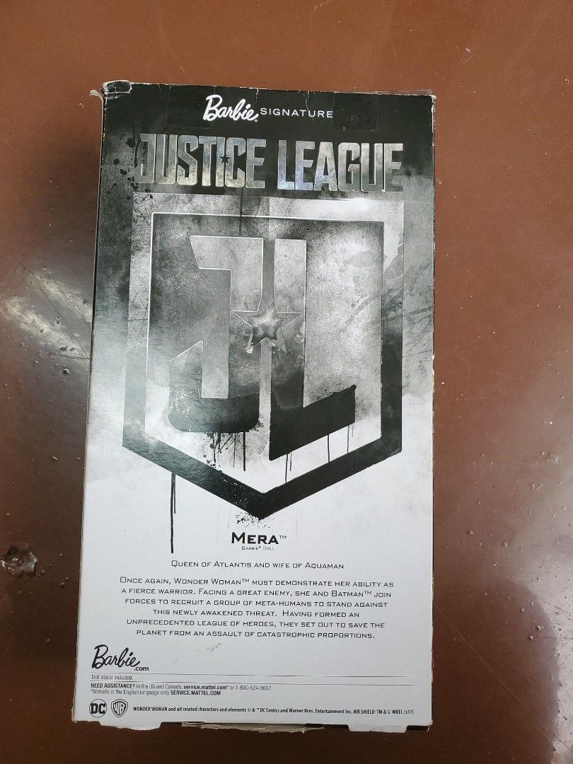 1/6 DC JUSTICE LEAGUE BARBIE MERA, 興趣及遊戲, 玩具 & 遊戲類 - Carousell