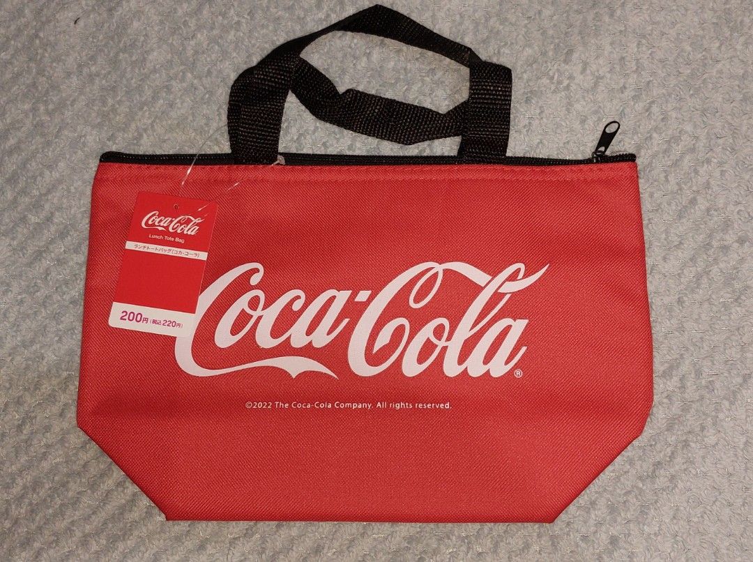 2022 The Coca Cola Company Coke Collectible Lunch Food Red Tote Bag ...