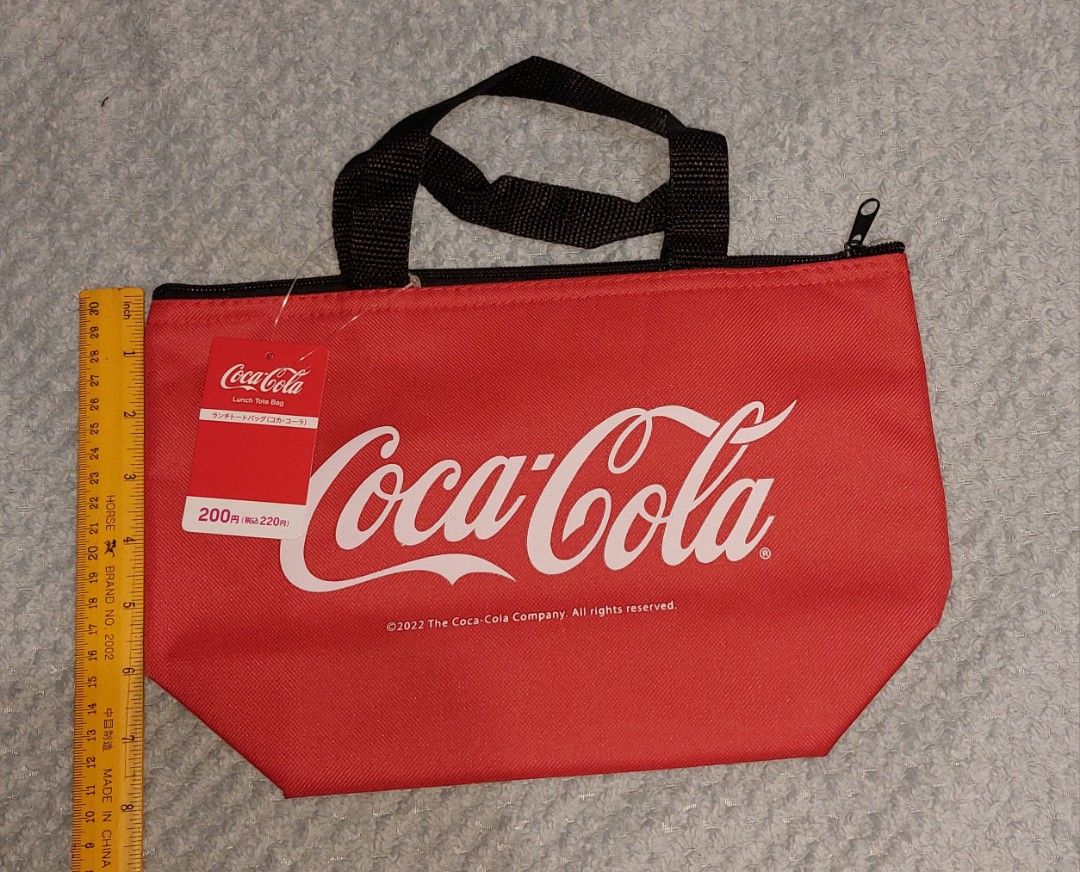 2022 The Coca Cola Company Coke Collectible Lunch Food Red Tote Bag ...