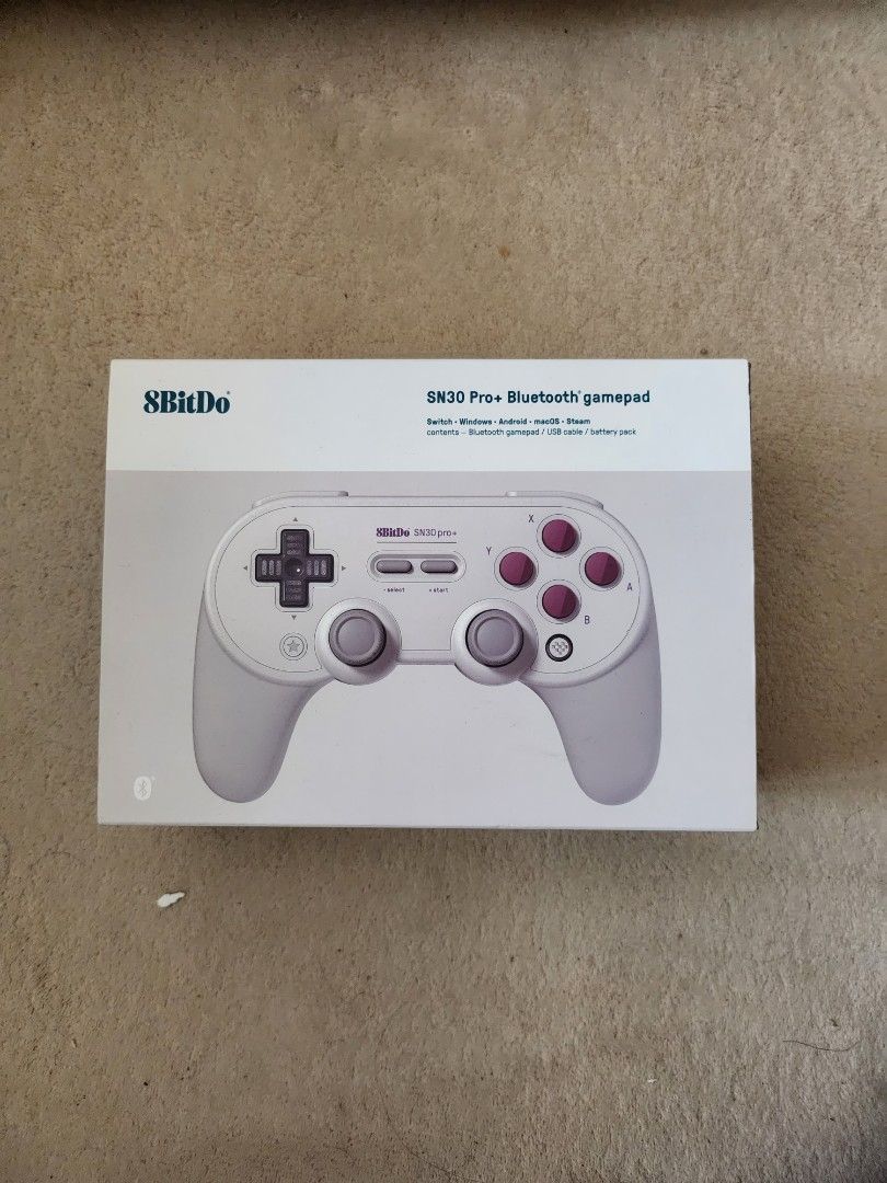 8bitdo SN30 Pro + Bluetooth Gamepad, Video Gaming, Gaming Accessories ...