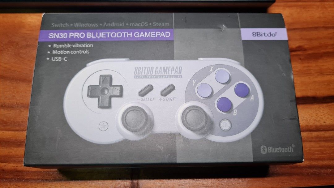 8BitDo SN30 Pro Bluetooth Gamepad + 8BitDo Dongle, Computers & Tech ...
