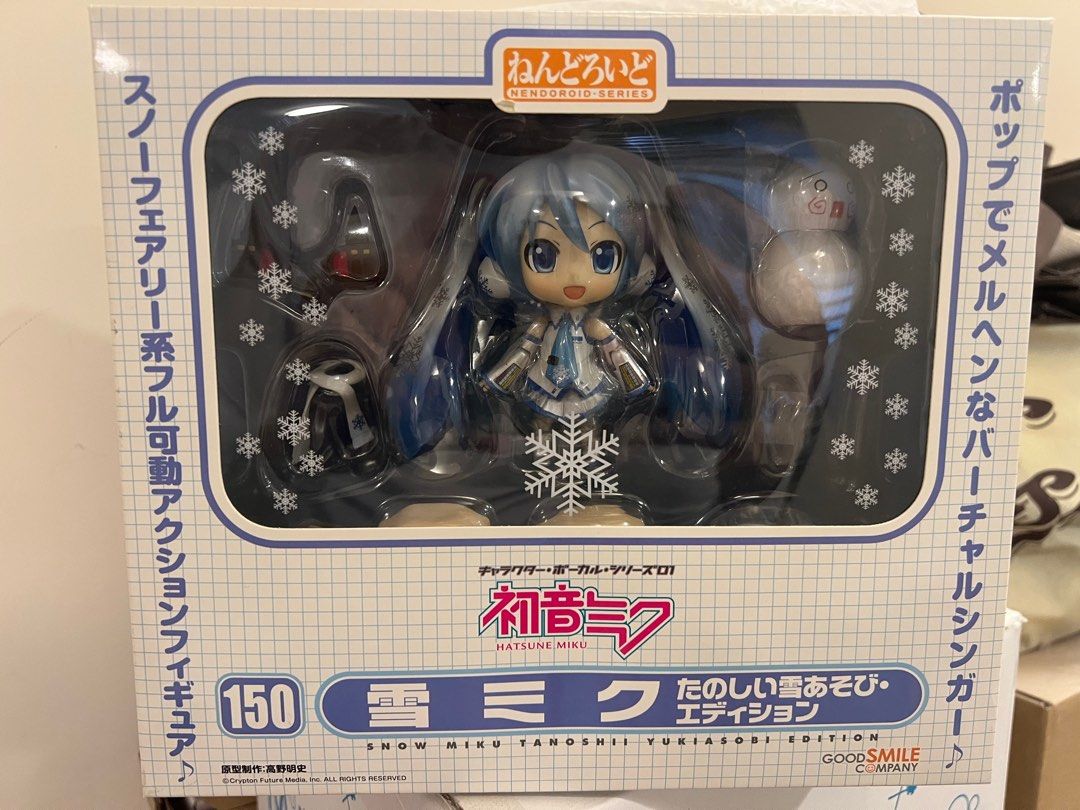 全新未開封 Goodsmile 黏土人 Nendoroid 150 雪初音, 興趣及遊戲, 玩具 & 遊戲類 - Carousell
