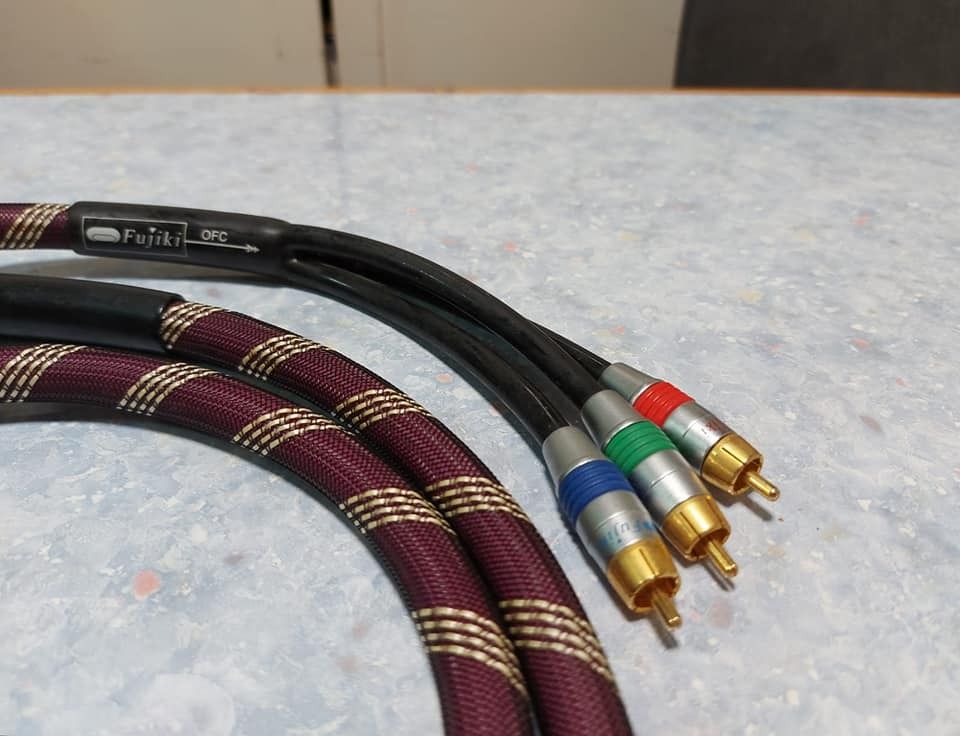日本 Fujiki RCA 訊號 接線 , Coaxial 重低音 三色線 Subwoofer cable 線, 音響器材, 其他音響配件及 ...