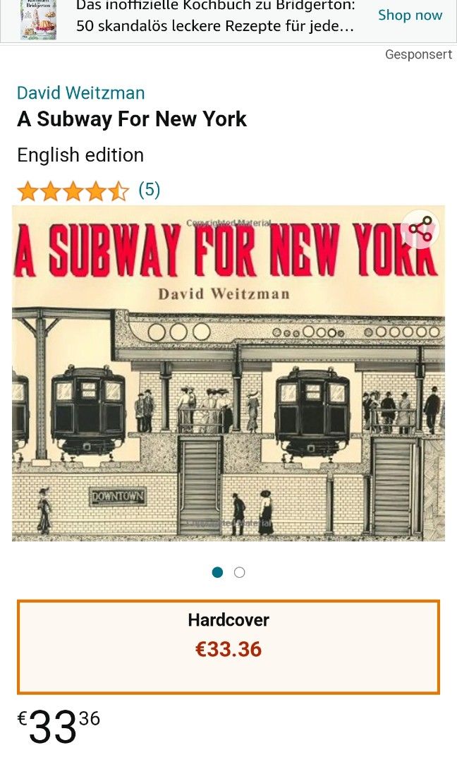 A Subway For New York Book By David Weitzman, Hobbies & Toys, Books ...