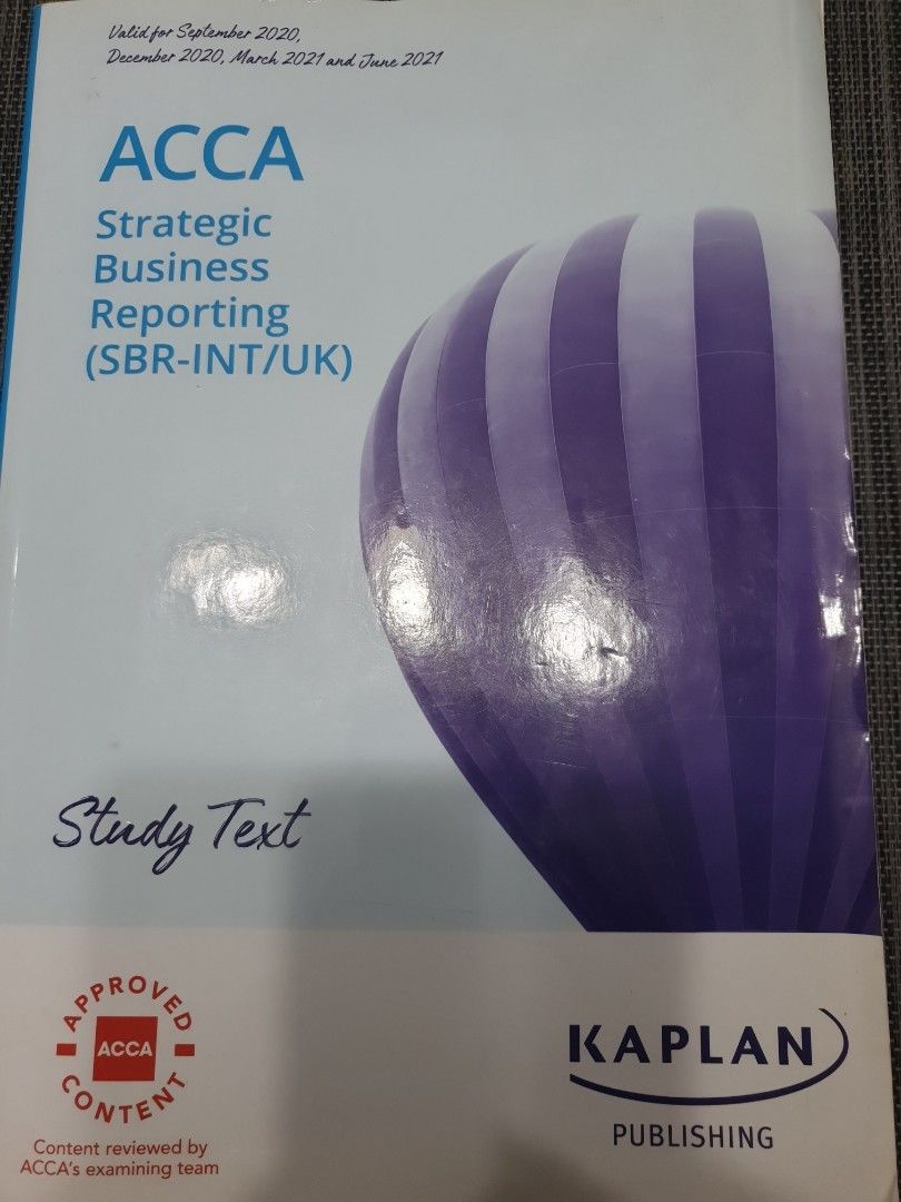 ACCA SBR Study Text, Hobbies & Toys, Books & Magazines, Textbooks on Carousell