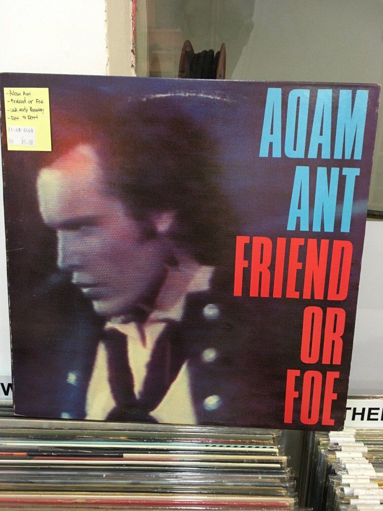 Adam Ant - Friend Or Foe lp, Hobbies & Toys, Music & Media, Vinyls on Carousell