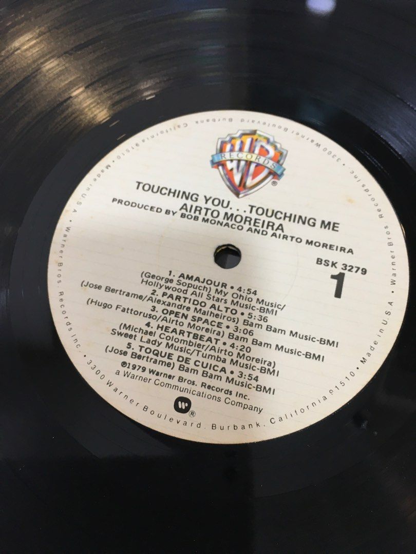 Airto Moreira - Touching You...Touching Me lp, Hobbies & Toys, Music ...