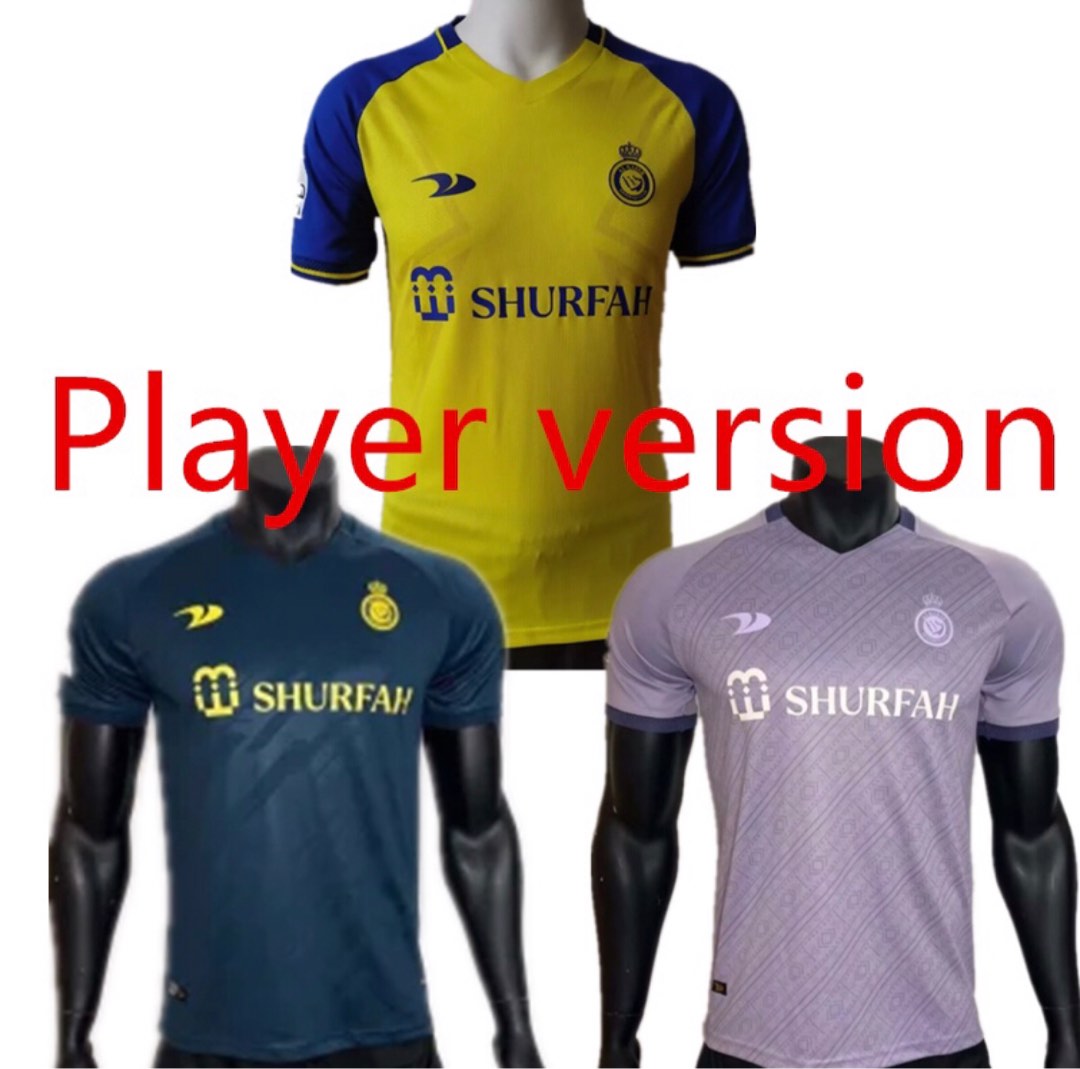 Al Nassr Player Version jerseys INSTOCK, Men's Fashion, Activewear on ...