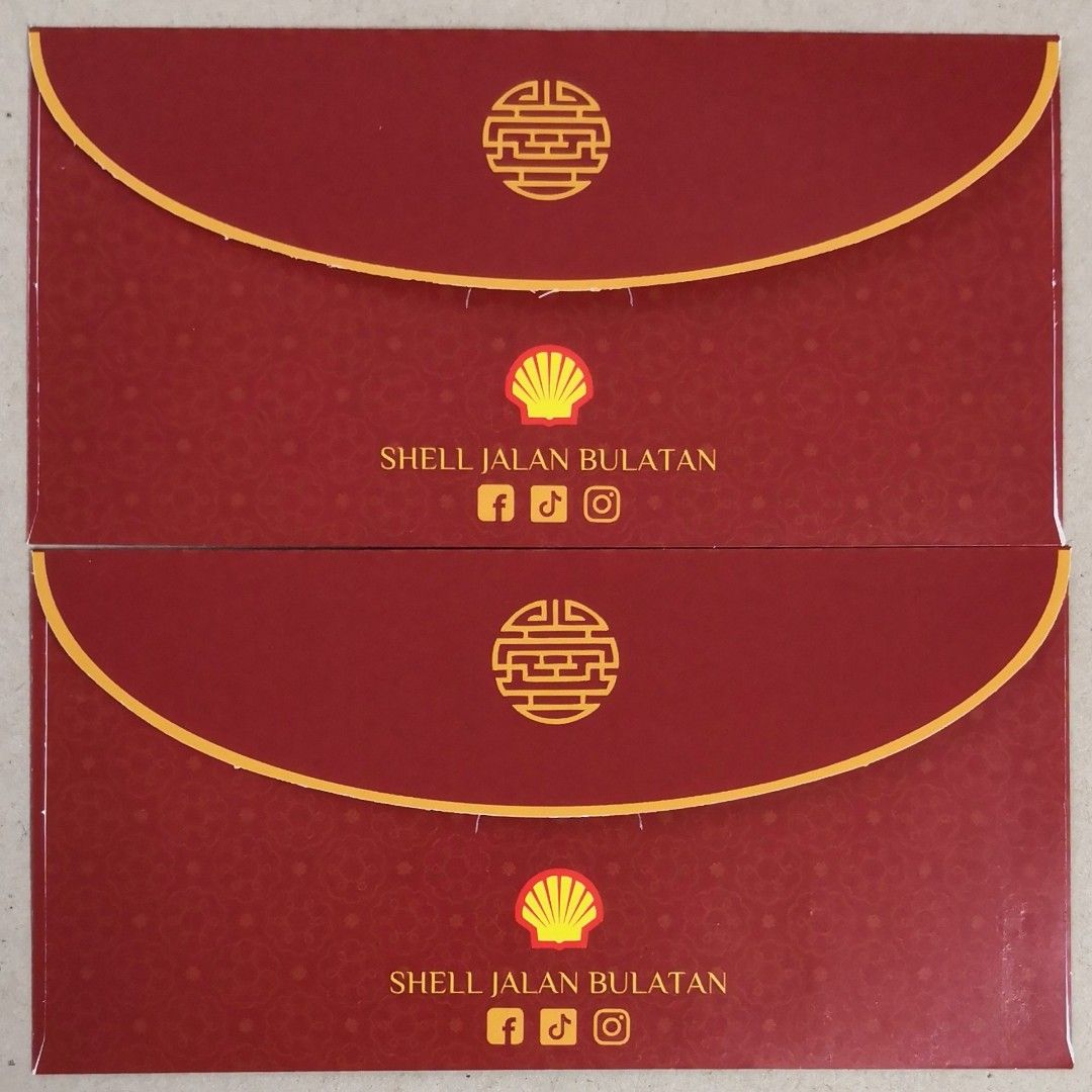 Ang Pow Packets - 2023 SHELL Jalan Bulatan 2 pcs, Hobbies & Toys ...
