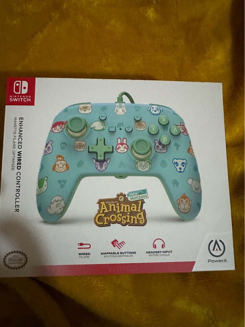 Animal crossing Switch controller enhanced wired controller, Video ...