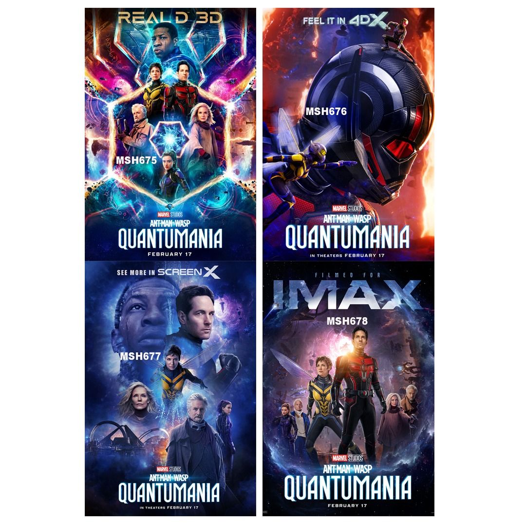 Ant-Man and the Wasp: Quantumania MOVIE POSTERS (2023) PART 3, Hobbies ...