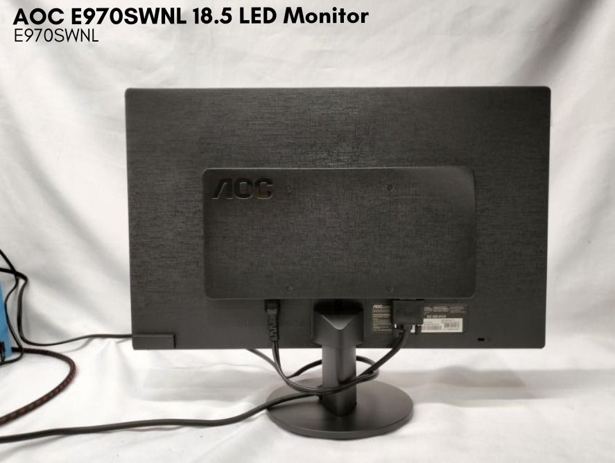 AOC E970SWNL 18.5 LED Monitor, Computers & Tech, Parts & Accessories ...