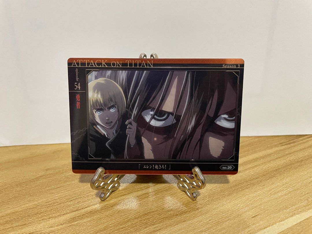 AOT attack on titan wafer cards, Hobbies & Toys, Memorabilia ...