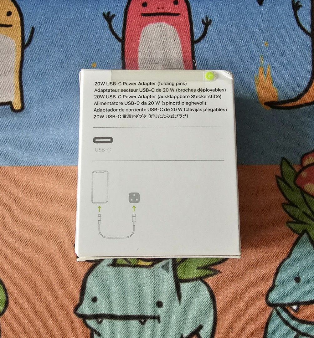 Apple USB-C 20W Power Adapter (folding pins), Mobile Phones & Gadgets ...