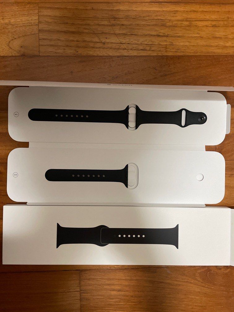 Apple Watch Strap - Original Black Sport Band, Mobile Phones & Gadgets ...
