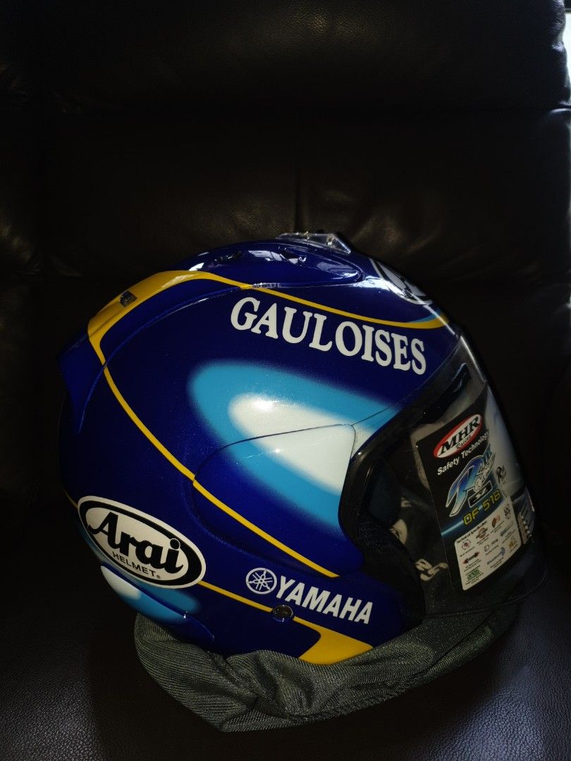Arai ram 3 gauloises replica helmet, Motorcycles, Motorcycle Apparel on ...