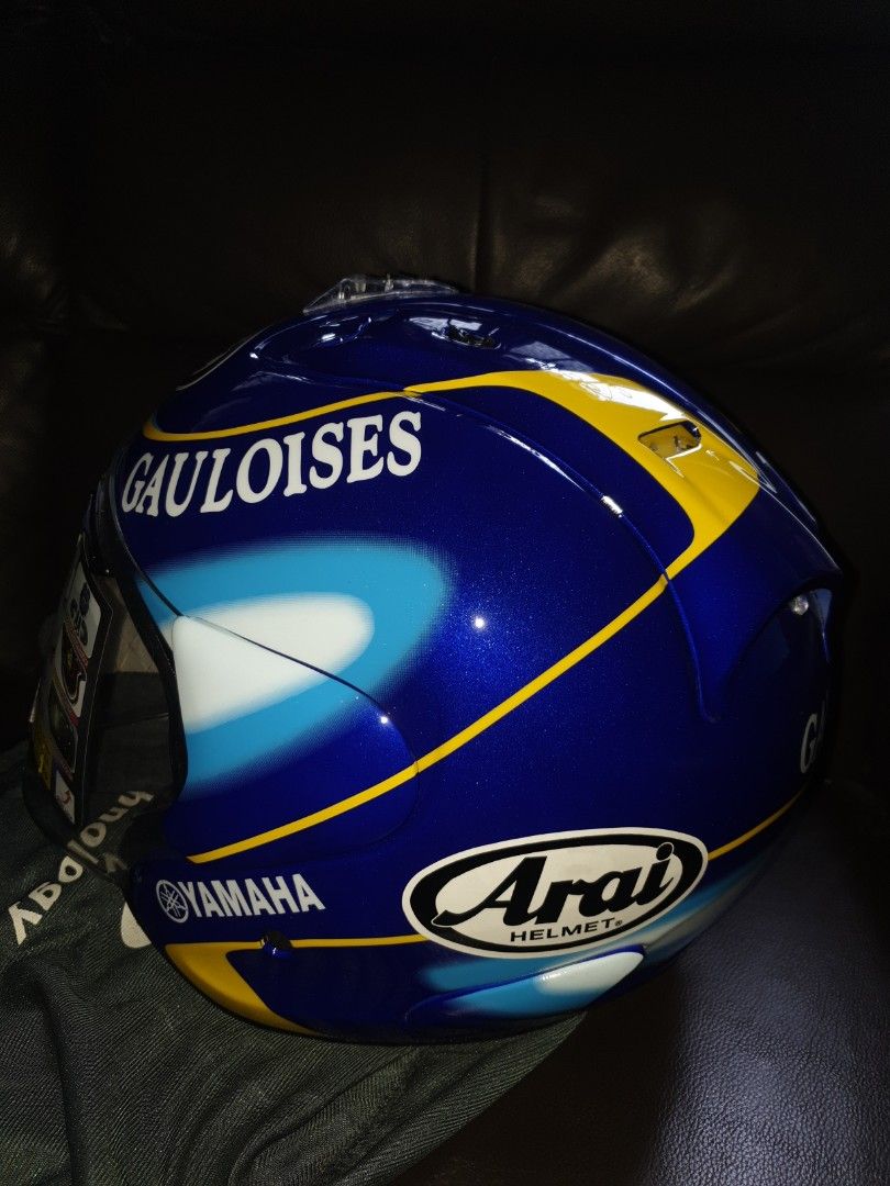 Arai ram 3 gauloises replica helmet, Motorcycles, Motorcycle Apparel on ...