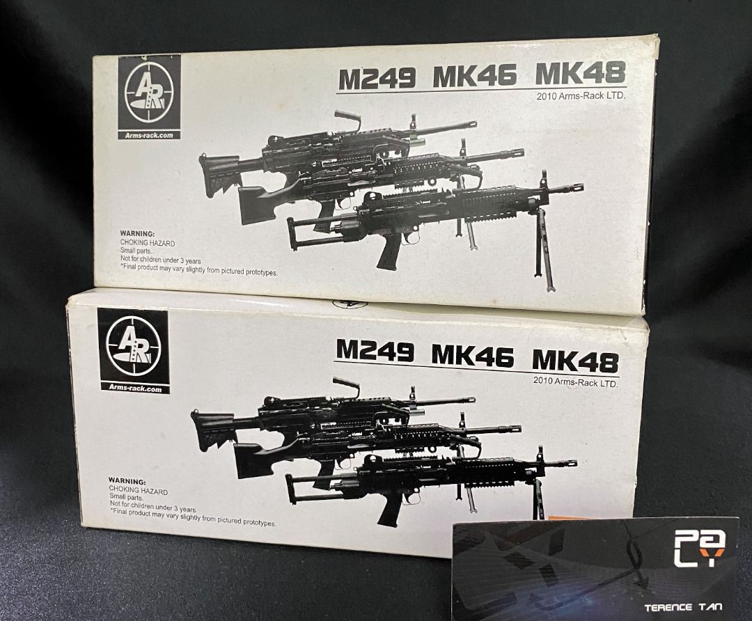 Arms Rack 1/6 MK 46 Light Machine Gun (LMG) in Black, Hobbies & Toys ...