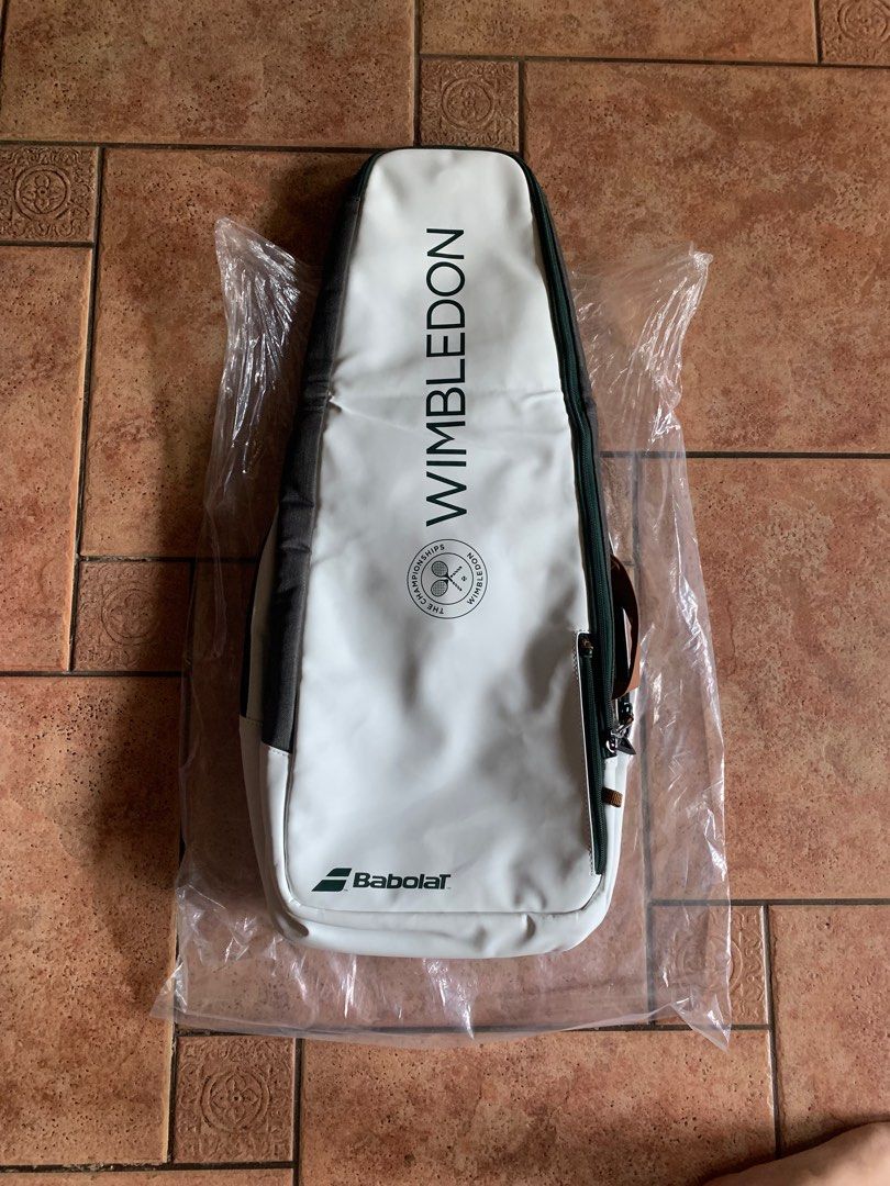 Babolat Wimbledon Backpack limited edition, Luxury, Bags & Wallets on ...