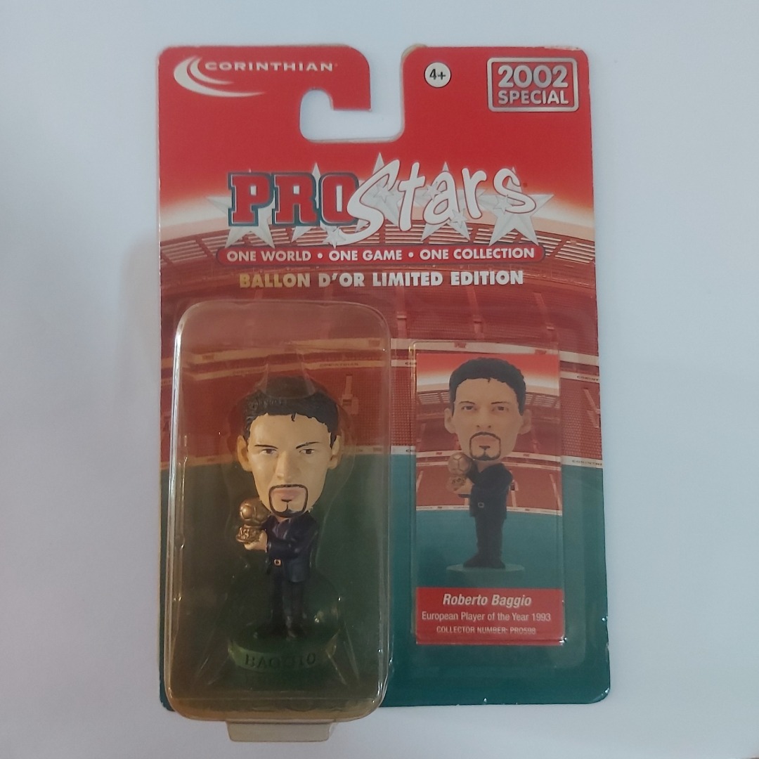 Ballon d'Or Roberto Baggio Corinthian Prostars Figurine, Hobbies & Toys ...