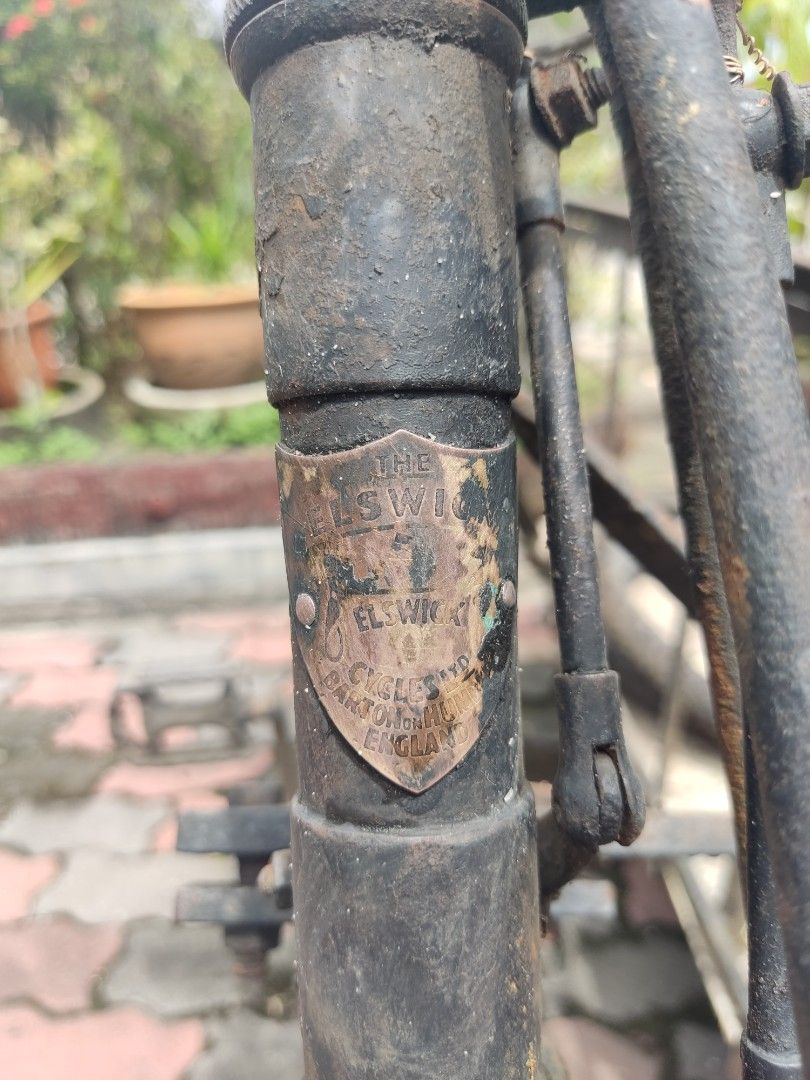 Basikal tua roda tiga body england custome, Sports Equipment, Bicycles ...