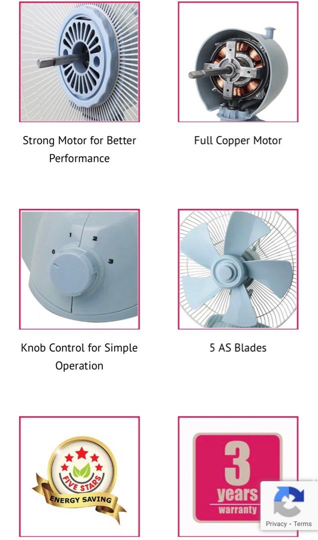 Bear Essentials Table Desk Fan 12 Inch FSD 351, Furniture & Home Living ...