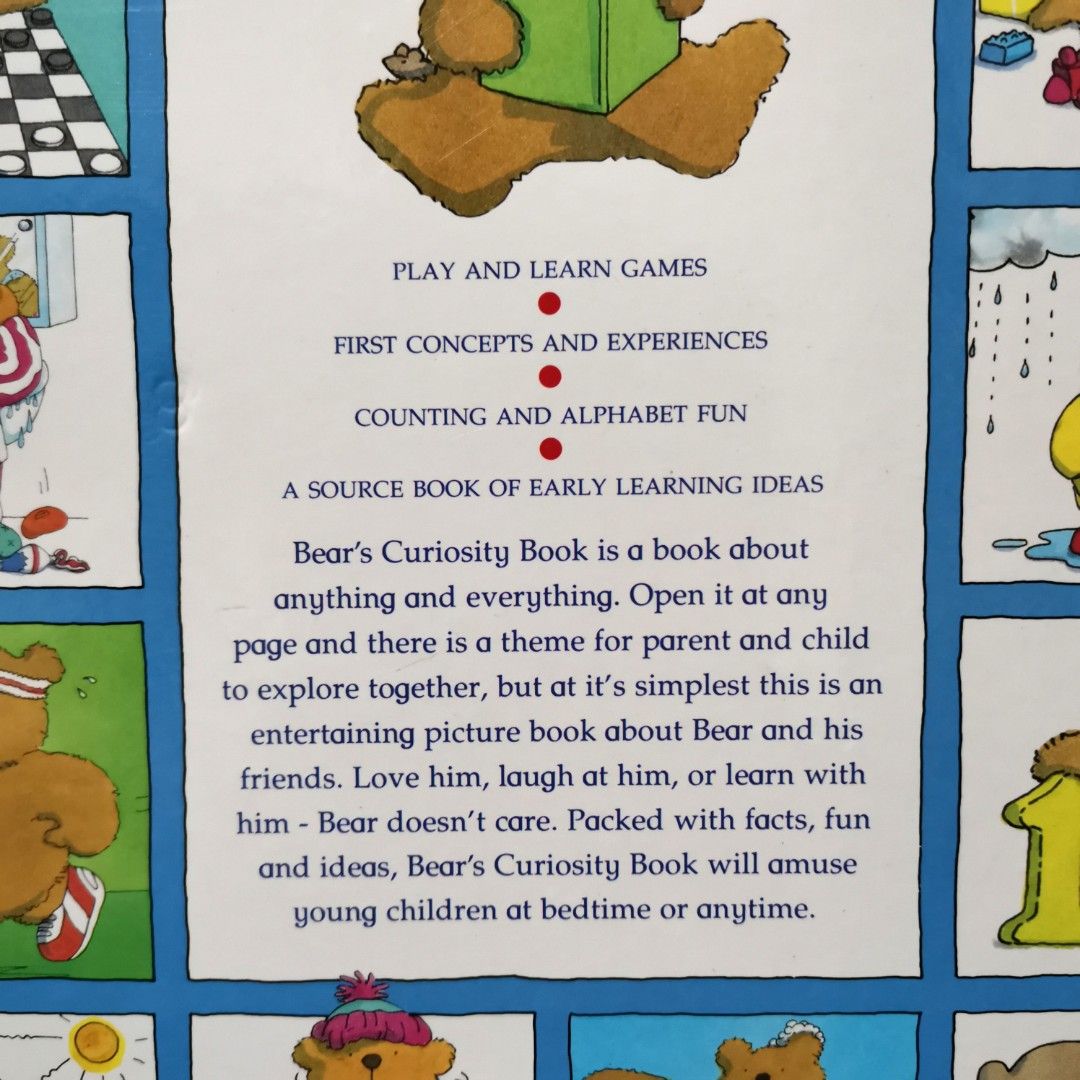 Bears Curiosity Book, Hobbies & Toys, Books & Magazines, Children's ...
