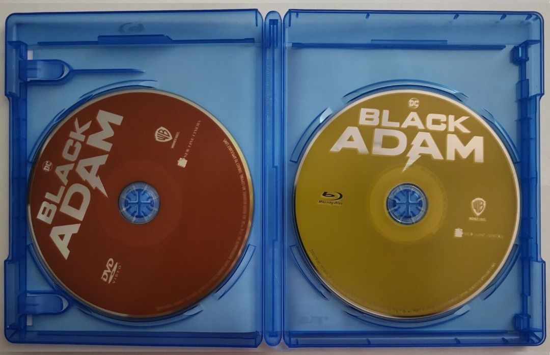 BLACK ADAM BLU RAY + DVD SET (LIKE NEW), Hobbies & Toys, Music & Media ...