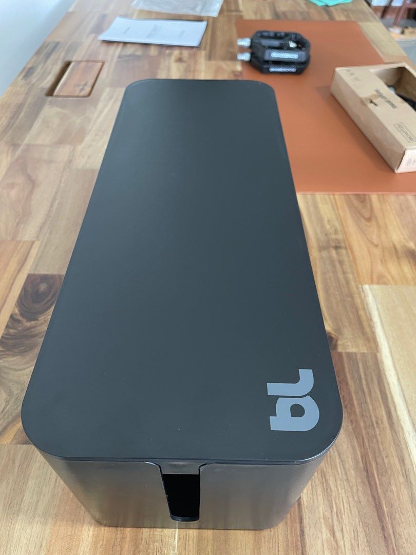 Blue Lounge Cable box organizer, Furniture & Home Living, Home ...