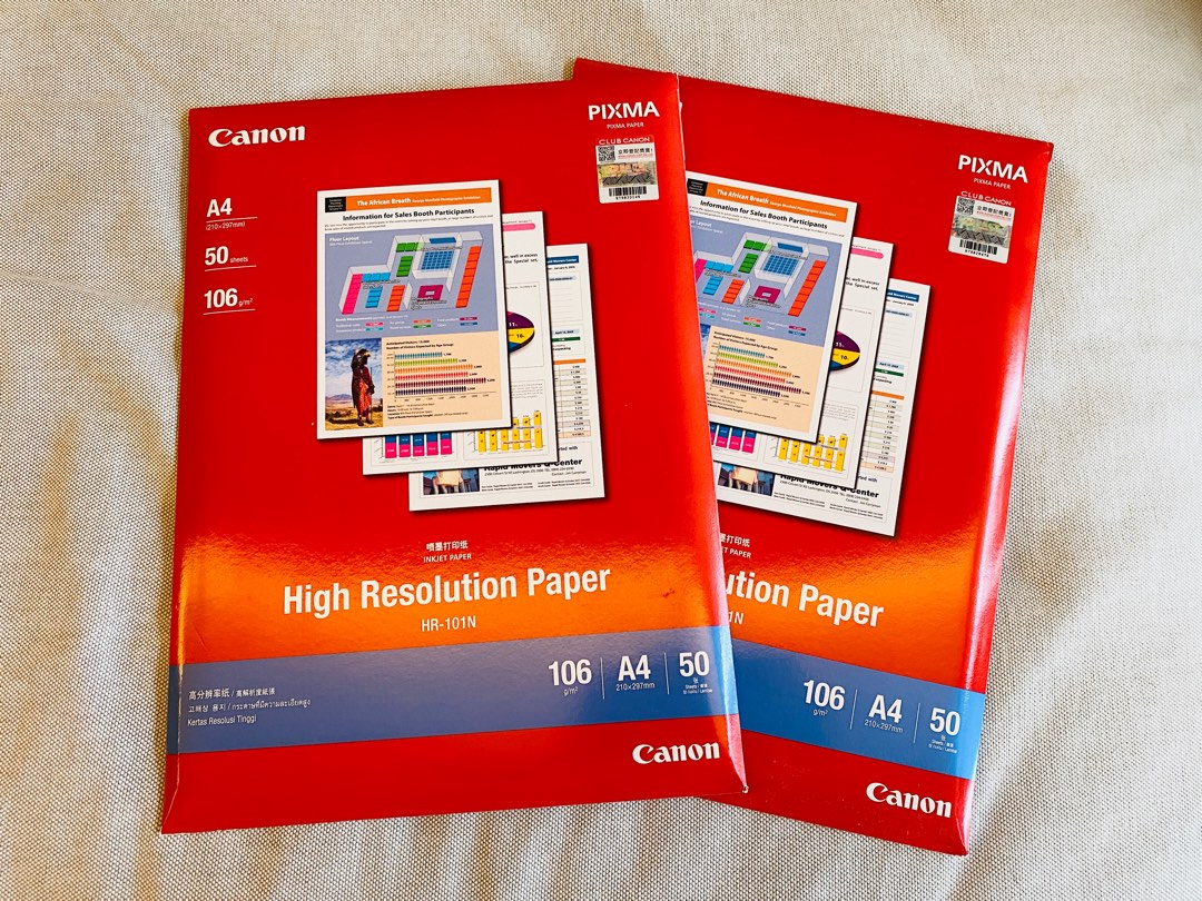 Canon A4 Ink Jet Paper 兩 pack, 電腦＆科技, 打印機及影印機 - Carousell