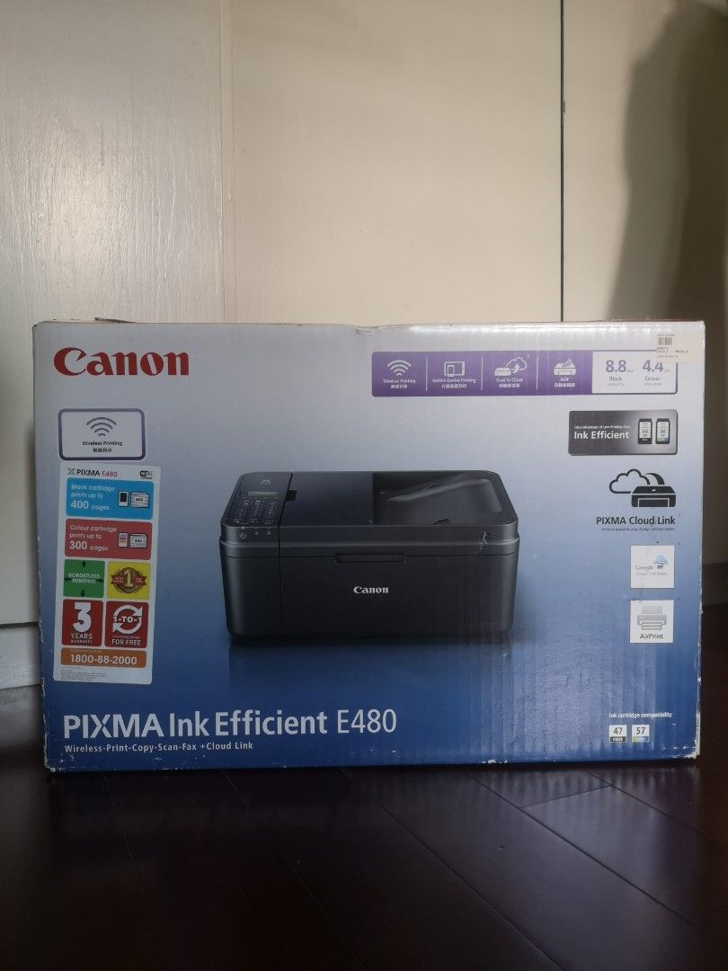 Canon pixma e480, Computers & Tech, Printers, Scanners & Copiers on Carousell