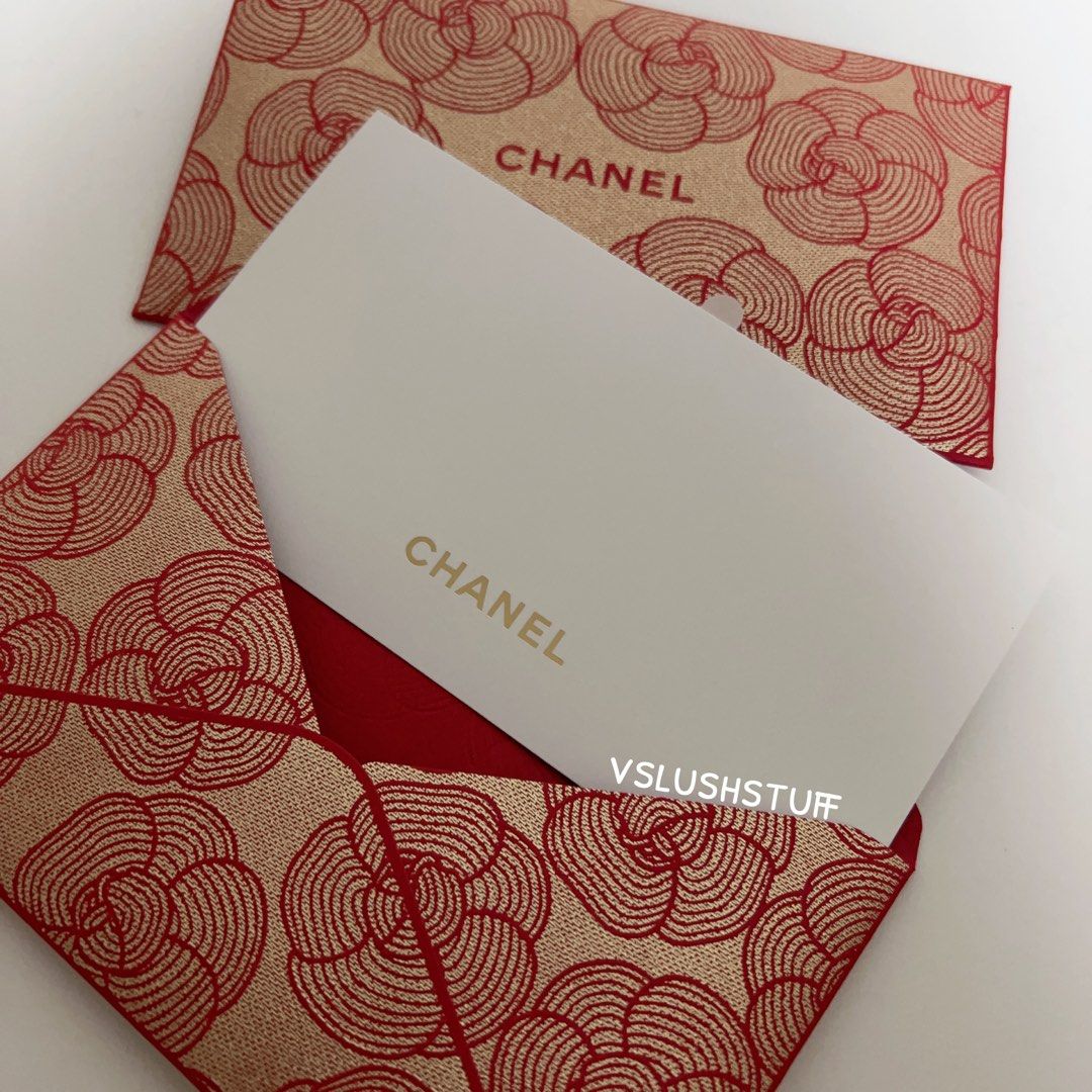 Chanel gift card + red envelope, Hobbies & Toys, Stationery & Craft ...