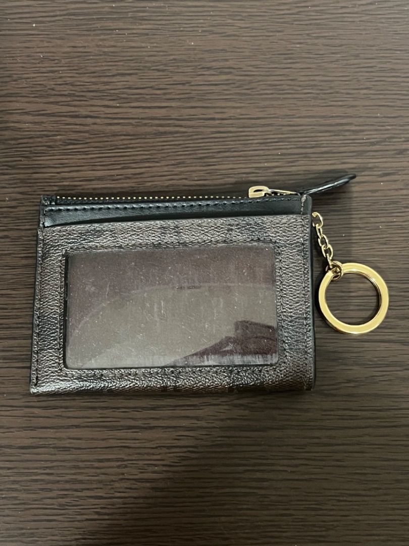 Coach Mini Skinny ID Case Wallet in Signature Canvas, Luxury, Bags ...