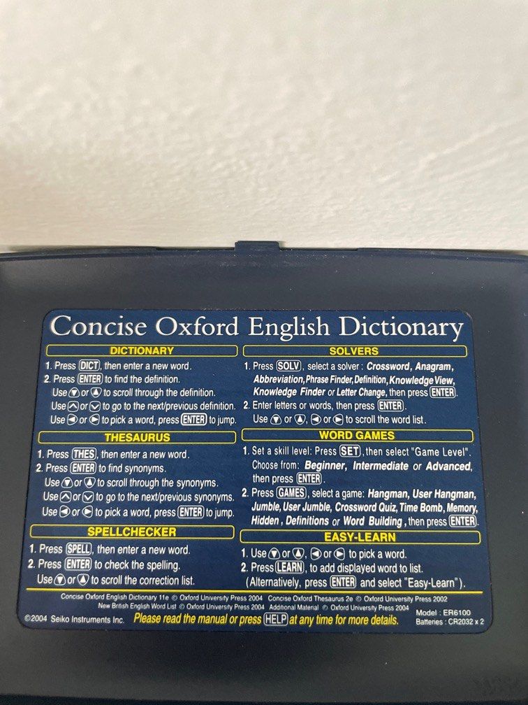Concise Digital Oxford English Dictionary, Everything Else on Carousell