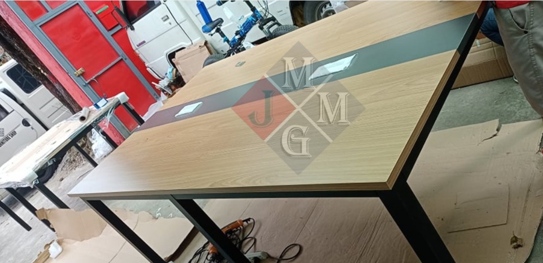 Conference table with wire management on Carousell