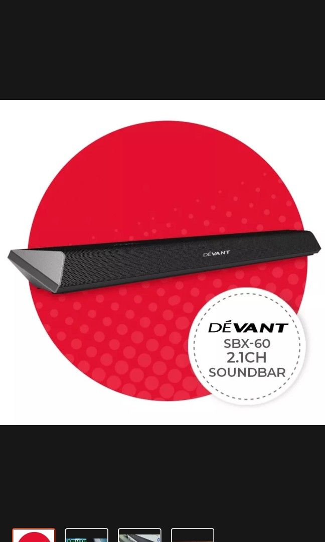 Devant Sbx-60 Soundbar, Audio, Soundbars, Speakers & Amplifiers on ...