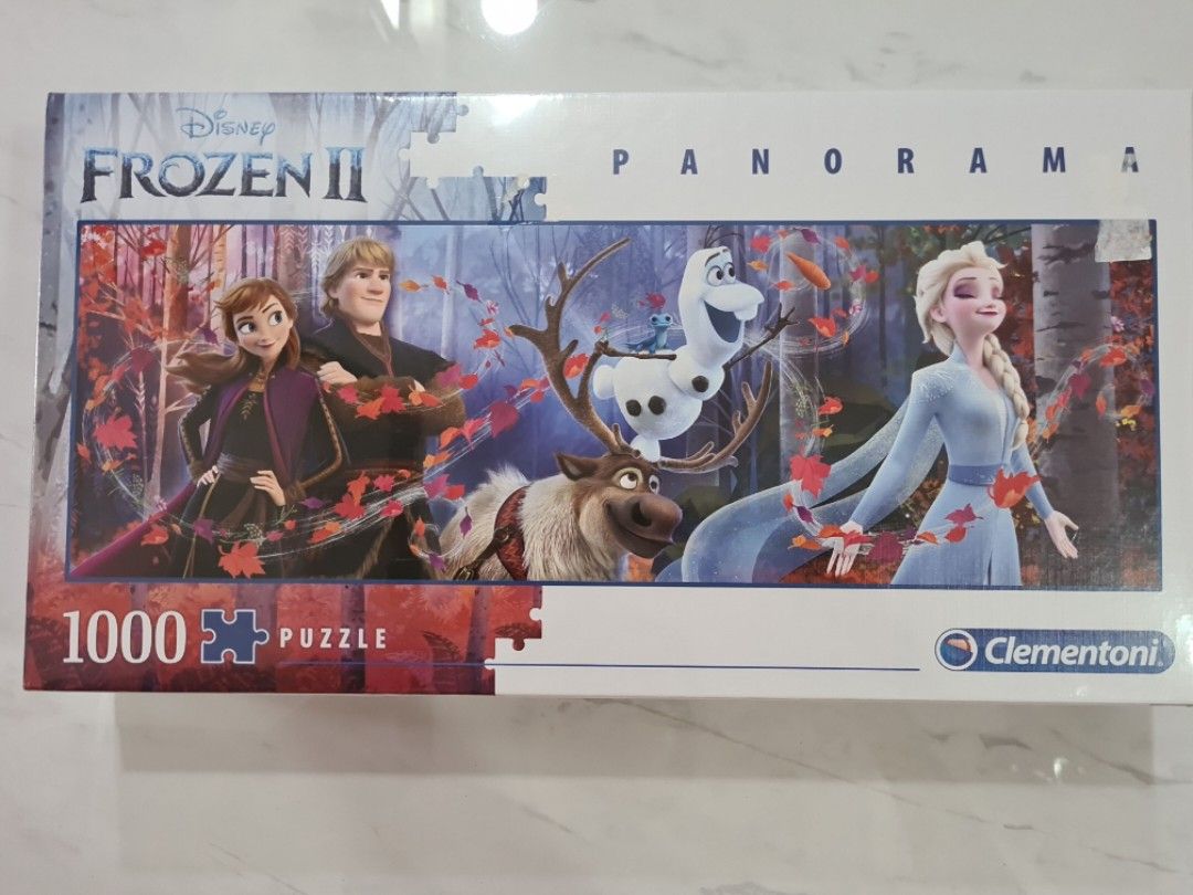 Disney Frozen II Puzzle 1000 pieces, Elsa and Anna, Hobbies & Toys ...