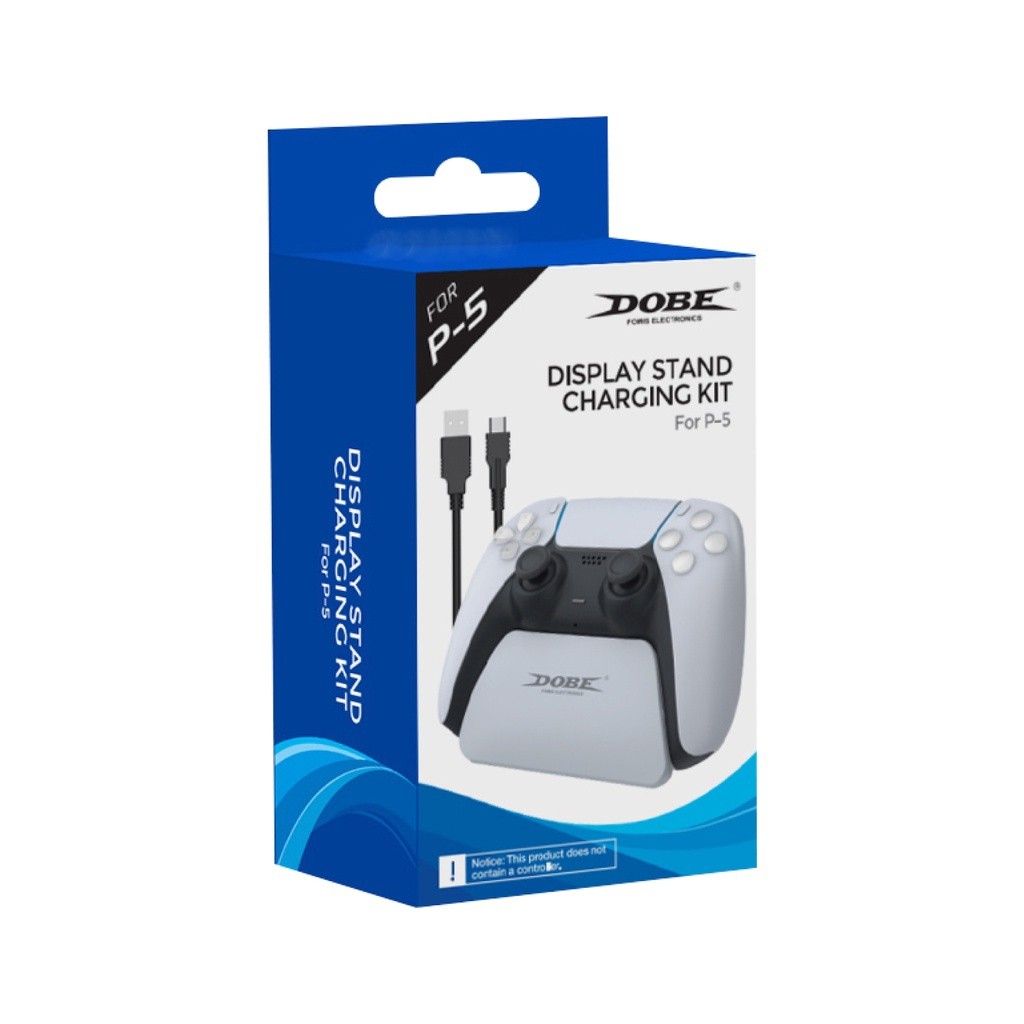 DOBE PS5 Controller Display Stand Dock DualSense5 Charging Type-C Cable ...